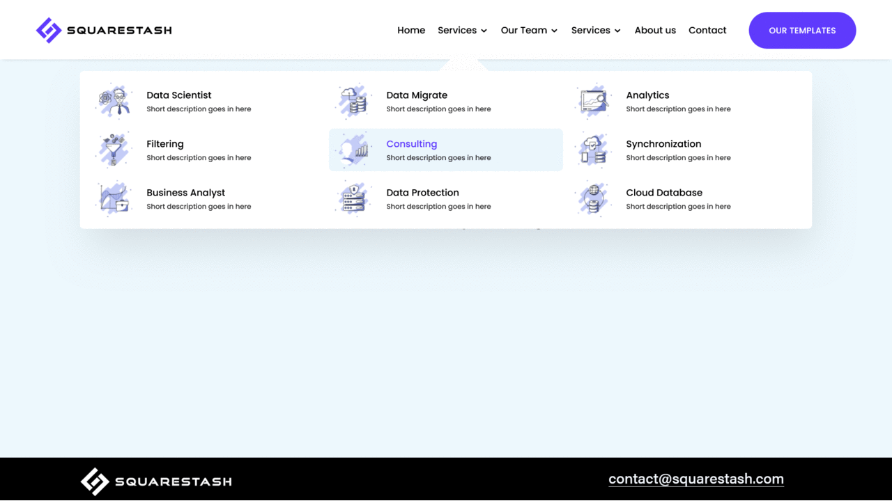 Squarespace Mega Menu with Vertical Image List Plugin - Square Stash